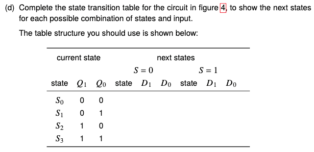 Solved 3. Figure 4 shows the state transition diagram for a | Chegg.com
