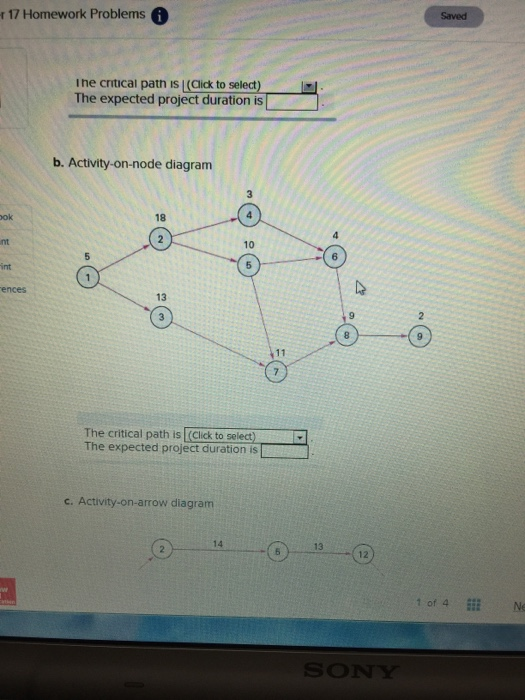 Solved Problem 17-1 For each of the following network | Chegg.com