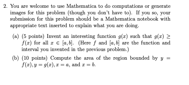 Solved 2. You are welcome to use Mathematica to do | Chegg.com