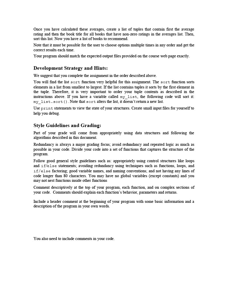 Solved Program Description: This program focuses on using | Chegg.com