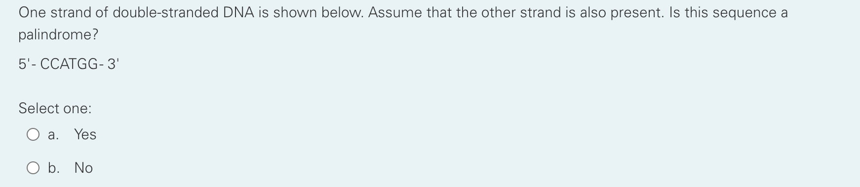 Solved One strand of double-stranded DNA is shown below. | Chegg.com