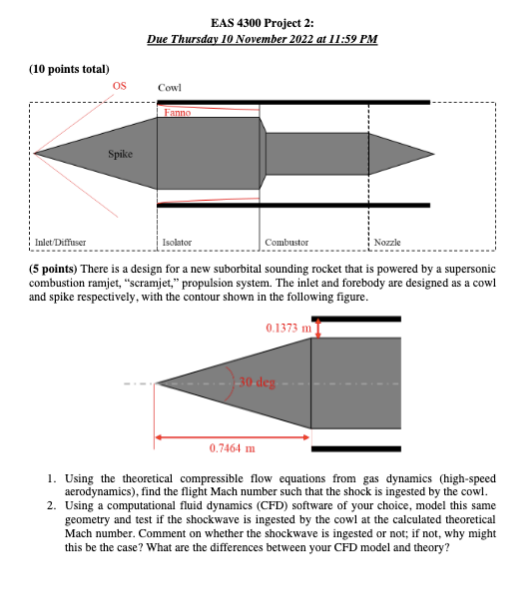 EAS 4300 Project 2: Due Thursday 10 November 2022 at | Chegg.com