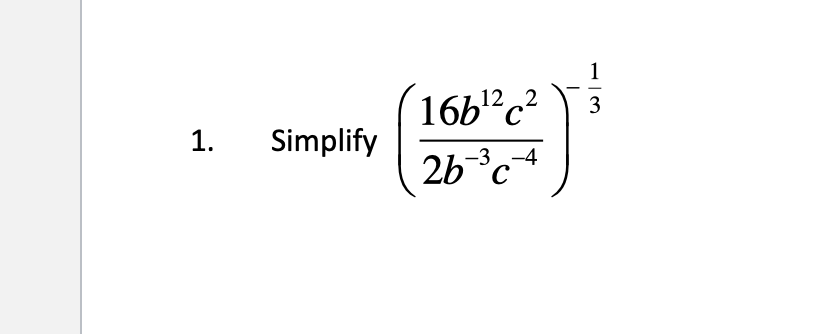Solved (2b−3c−416b12c2)−31 | Chegg.com