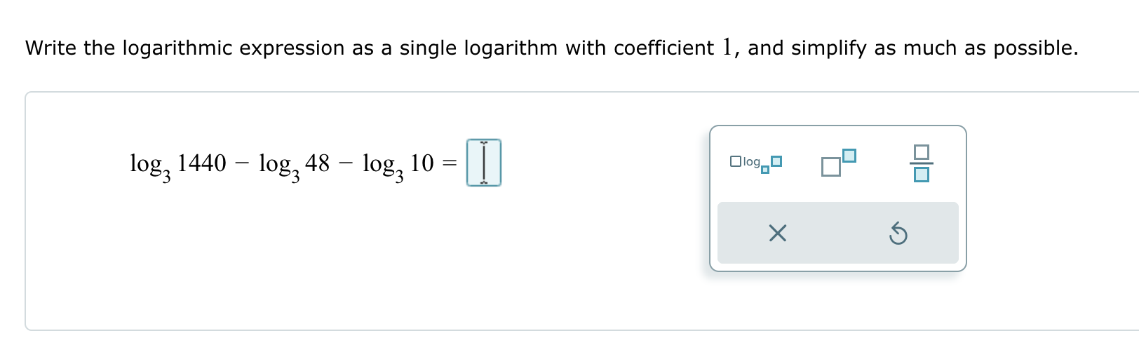 Solved Write the logarithmic expression as a single | Chegg.com