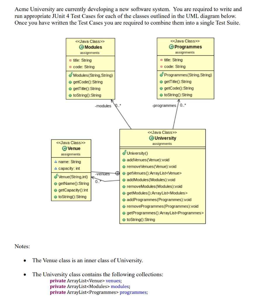 Solved Acme University are currently developing a new | Chegg.com