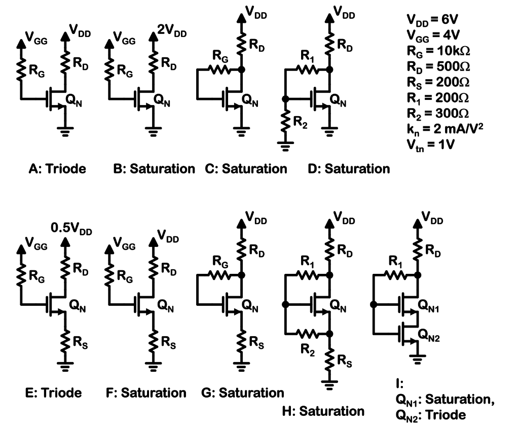 For each circuit B through H, follow the procedure on | Chegg.com