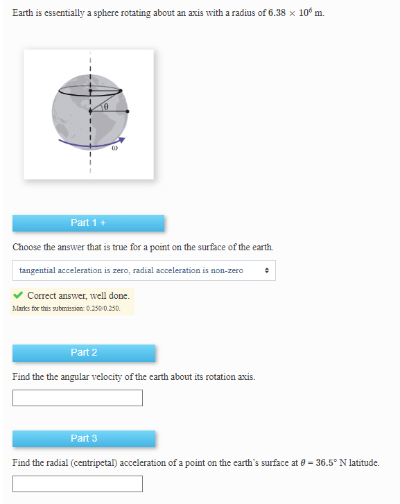 Solved Earth is essentially a sphere rotating about an axis | Chegg.com