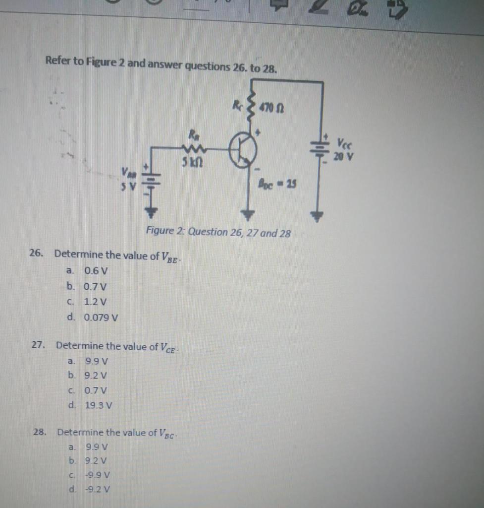 Solved 3) 24 Refer to Figure 2 and answer questions 26. to | Chegg.com