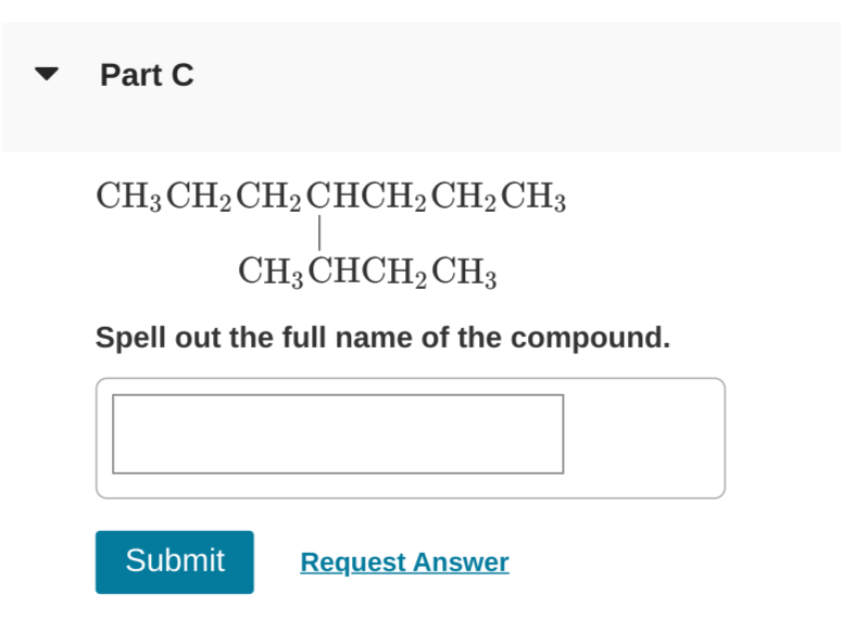 Solved Part A What is each compound's systematic name? CH3 | Chegg.com