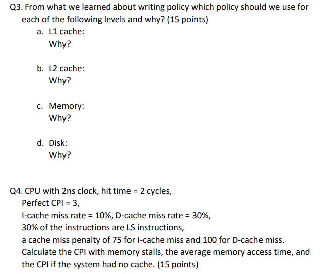Solved Q3. From what we learned about writing policy which | Chegg.com