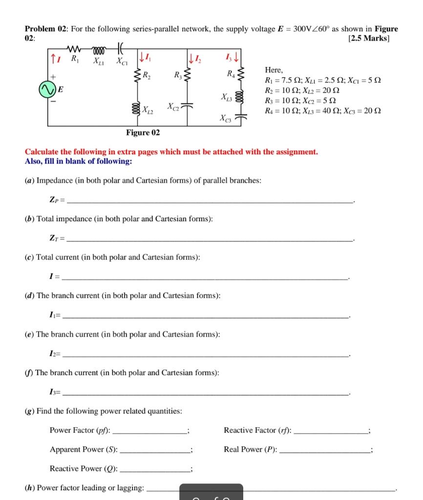 Solved 00006 + Problem 02: For the following series-parallel | Chegg.com