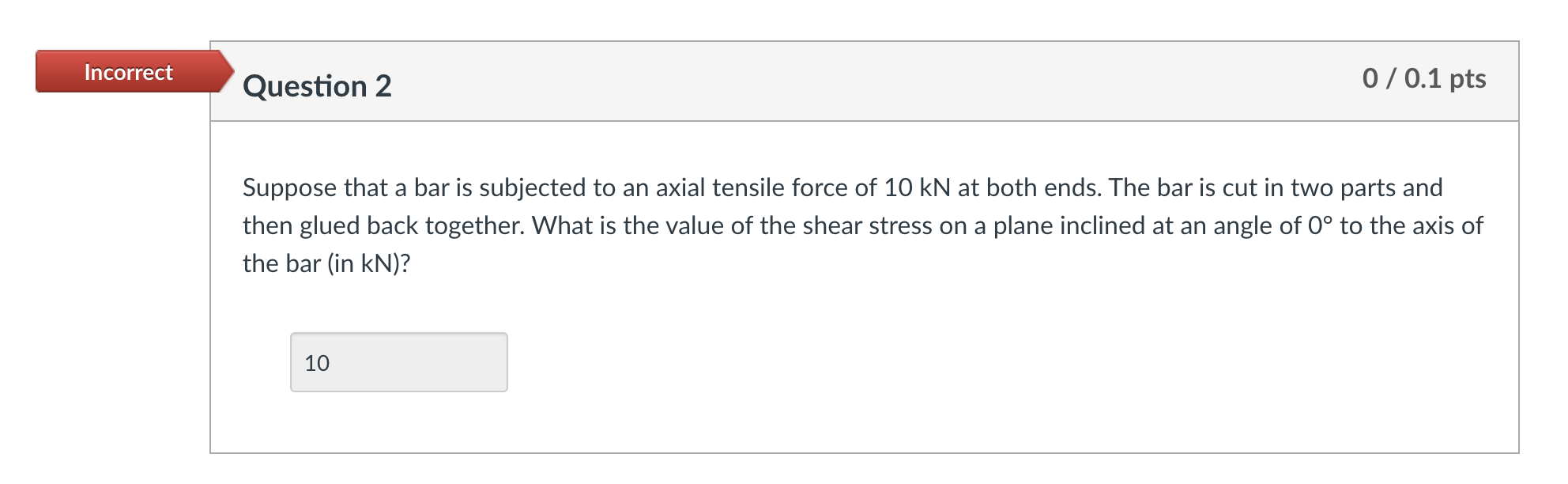 Solved Incorrect Question 2 0 0 1 Pts Suppose That A Bar