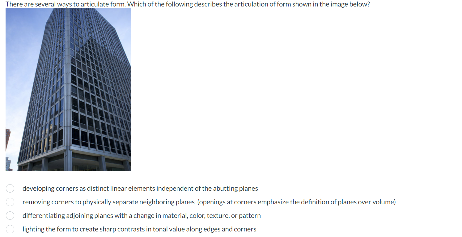 developing corners as distinct linear elements | Chegg.com