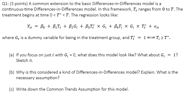 Solved Q1: (3 points) A common extension to the basic | Chegg.com