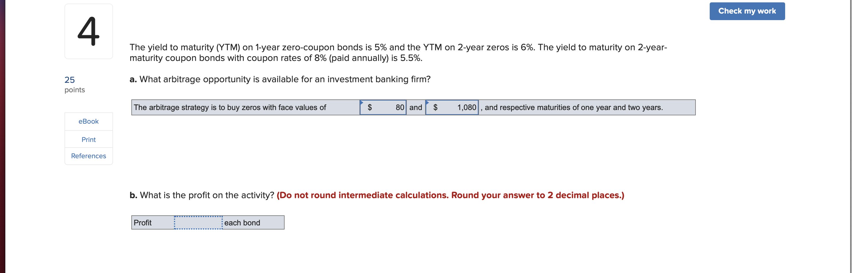 Solved The yield to maturity (YTM) on 1-year zero-coupon | Chegg.com