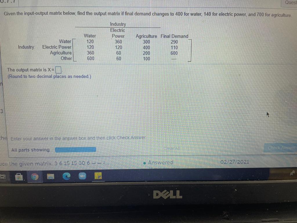 Solved Compute the matrix (BAT) if it exists, when the | Chegg.com