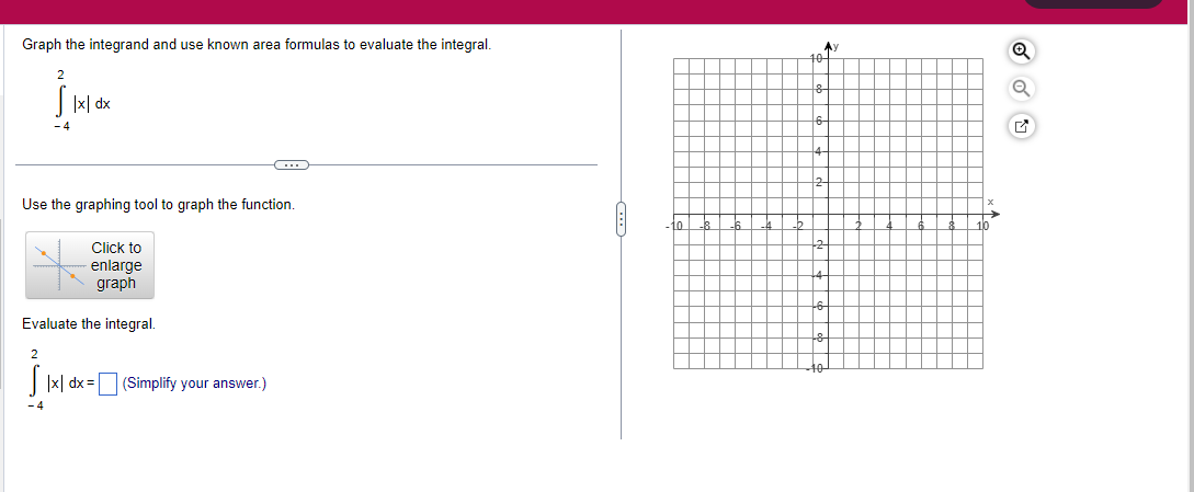 Solved Graph the integrand and use known area formulas to | Chegg.com Solved Graph the integrand and use known area formulas to | Chegg.com