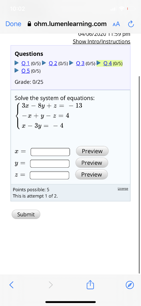 Solved Done 1 ohm.lumenlearning.com AAC 04/06/ZUZU 11:59 pm | Chegg.com