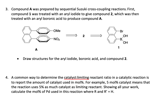 Solved OR B(OH)2 | + Pd(OAC)2, PPh3 aq Na2CO3 n-ProH BT R = | Chegg.com