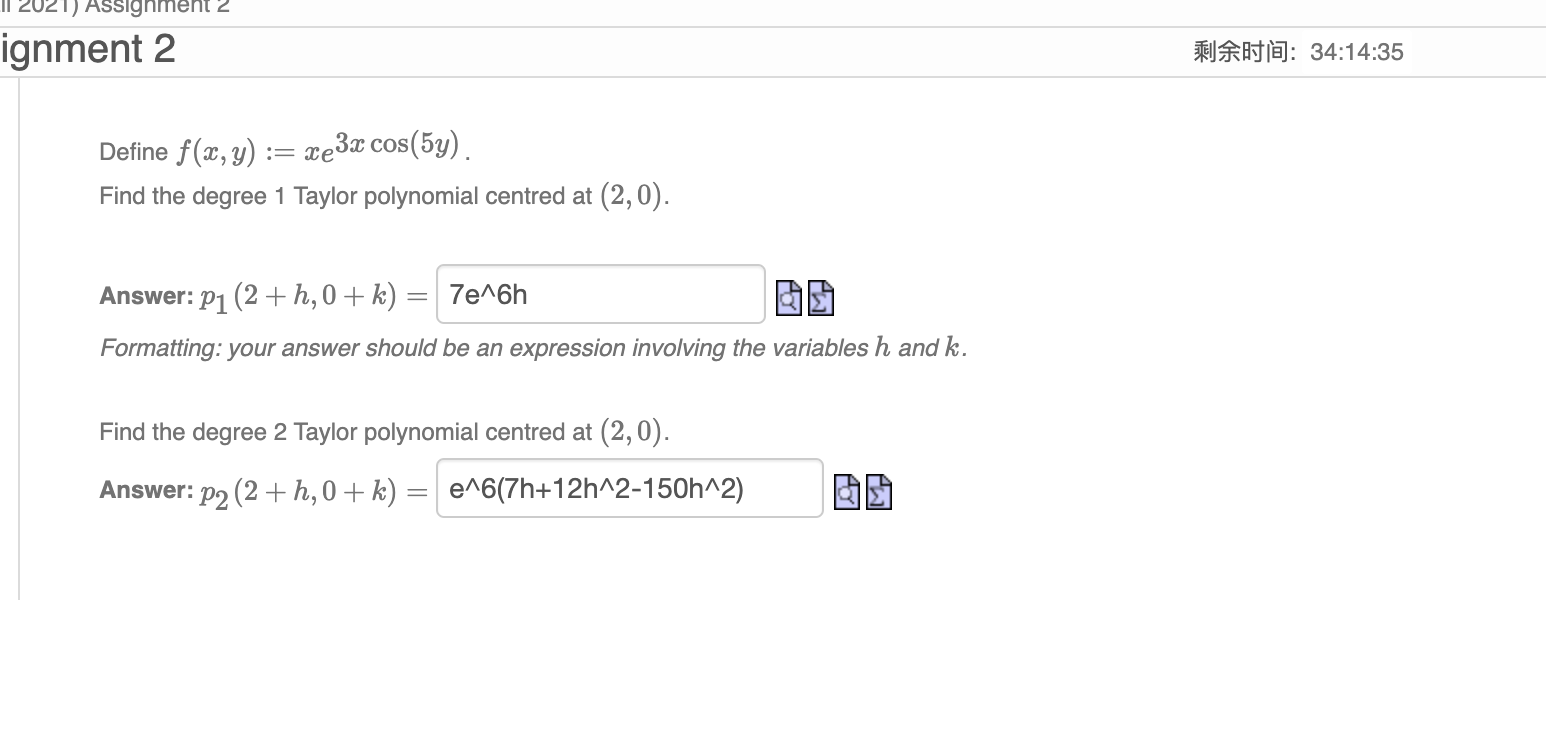 Solved Assignmen ignment 2 剩余时间:34:14:35 Define f(x, y) := | Chegg.com