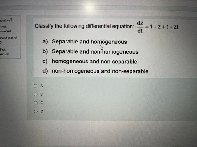 Solved estion 1 t yet swered Classify the following | Chegg.com Solved estion 1 t yet swered Classify the following | Chegg.com