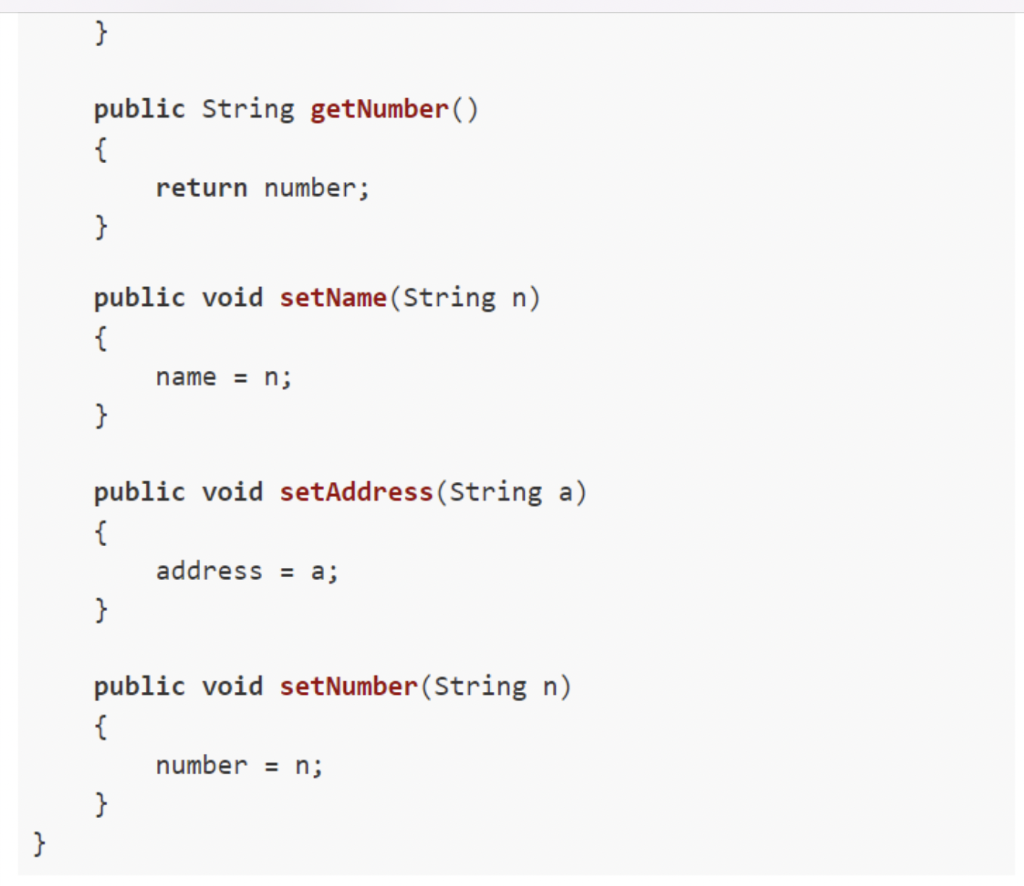 Solved Write the following Person class. The Person class | Chegg.com
