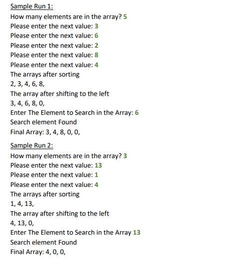 Solved What this Lab Is About: 1) Use of the Array and | Chegg.com