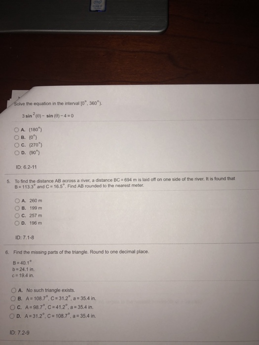 Solved Sorry so many, if you can answer all, I sure would | Chegg.com
