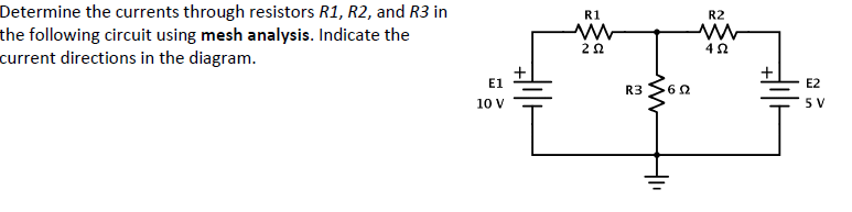 Solved Determine the currents through resistors R1, R2, and | Chegg.com