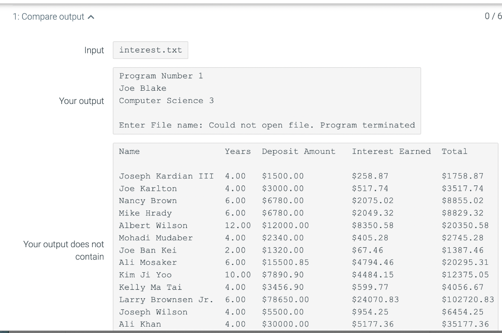 Solved Calcinterest.java 1 import java.io.File; 2 import | Chegg.com