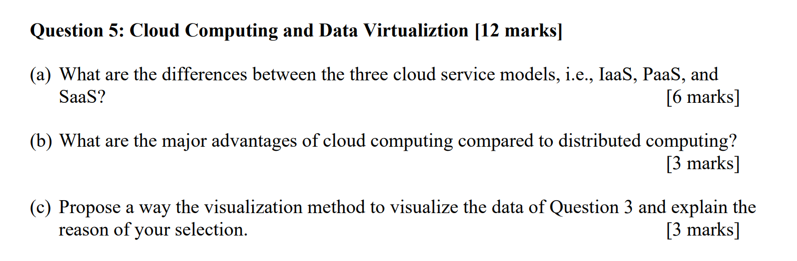 Solved This question is about Big Data Computing, so please | Chegg.com
