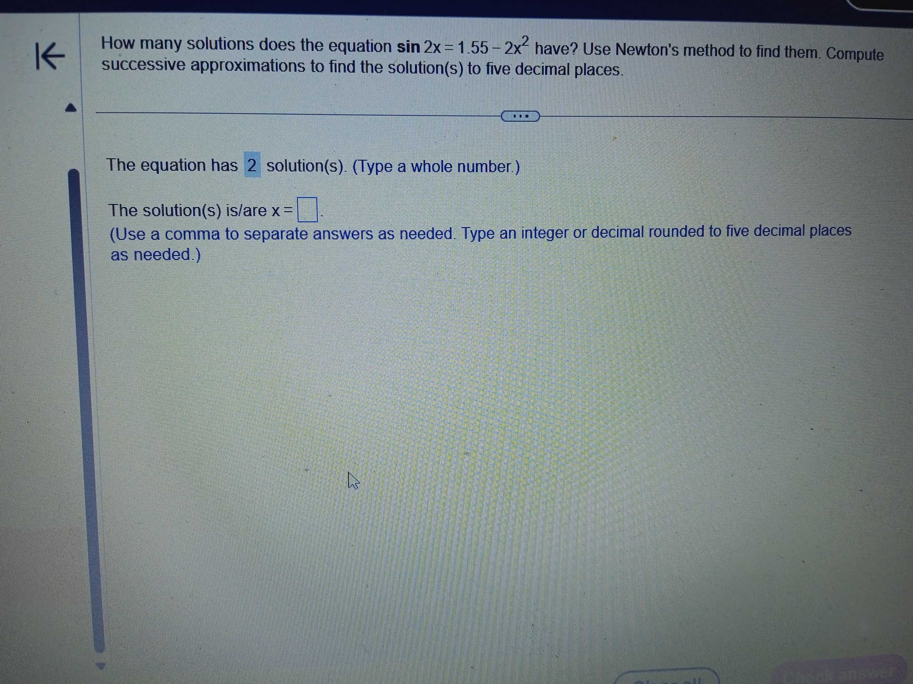 1÷ How many solutions does the equation | Chegg.com