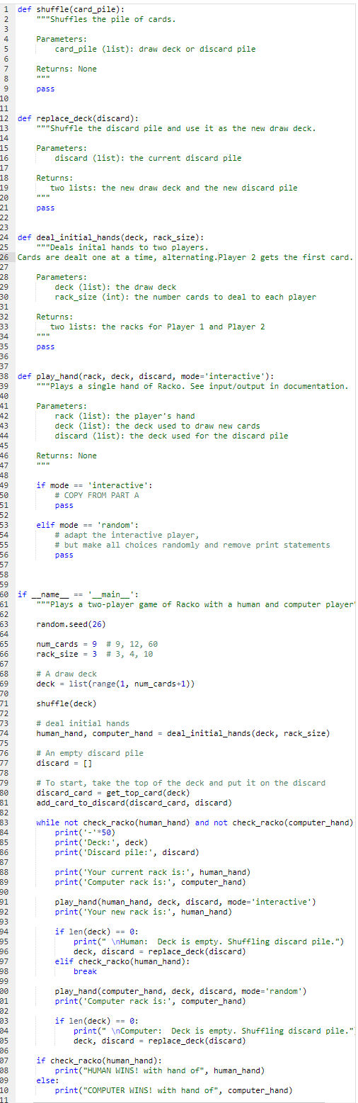 Solved In Checkpoint B, the game will be playable as a | Chegg.com