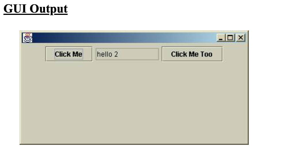 Solved TOPICS Graphical User Interfaces (GUI) DESCRIPTION | Chegg.com