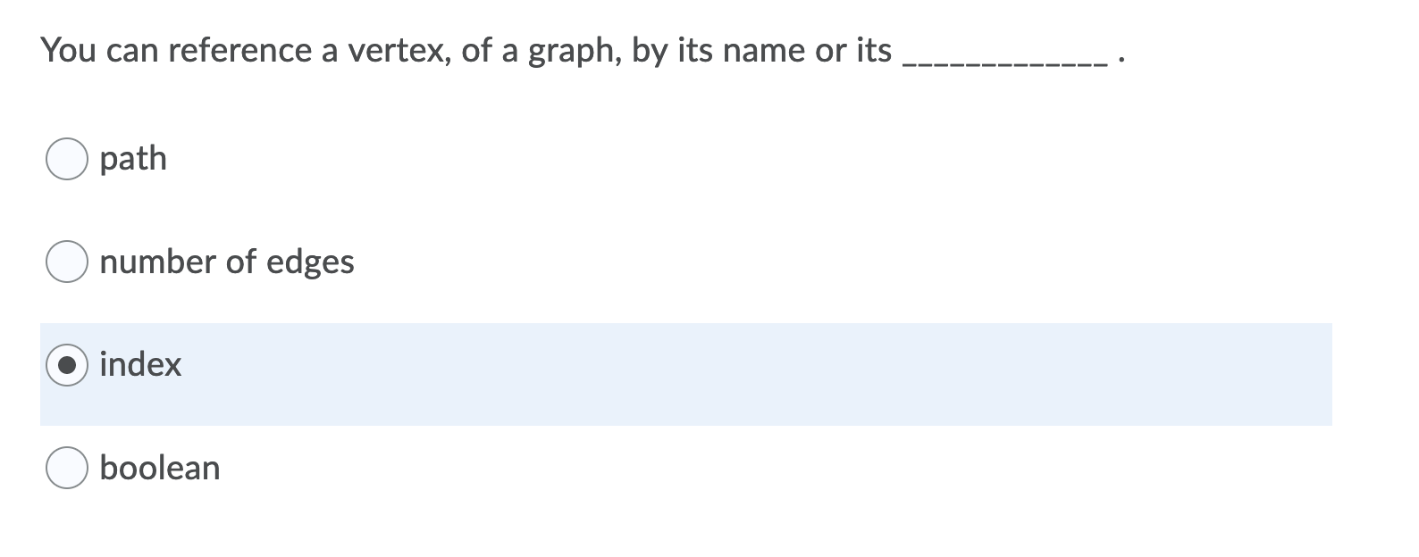 Solved You can reference a vertex, of a graph, by its name | Chegg.com