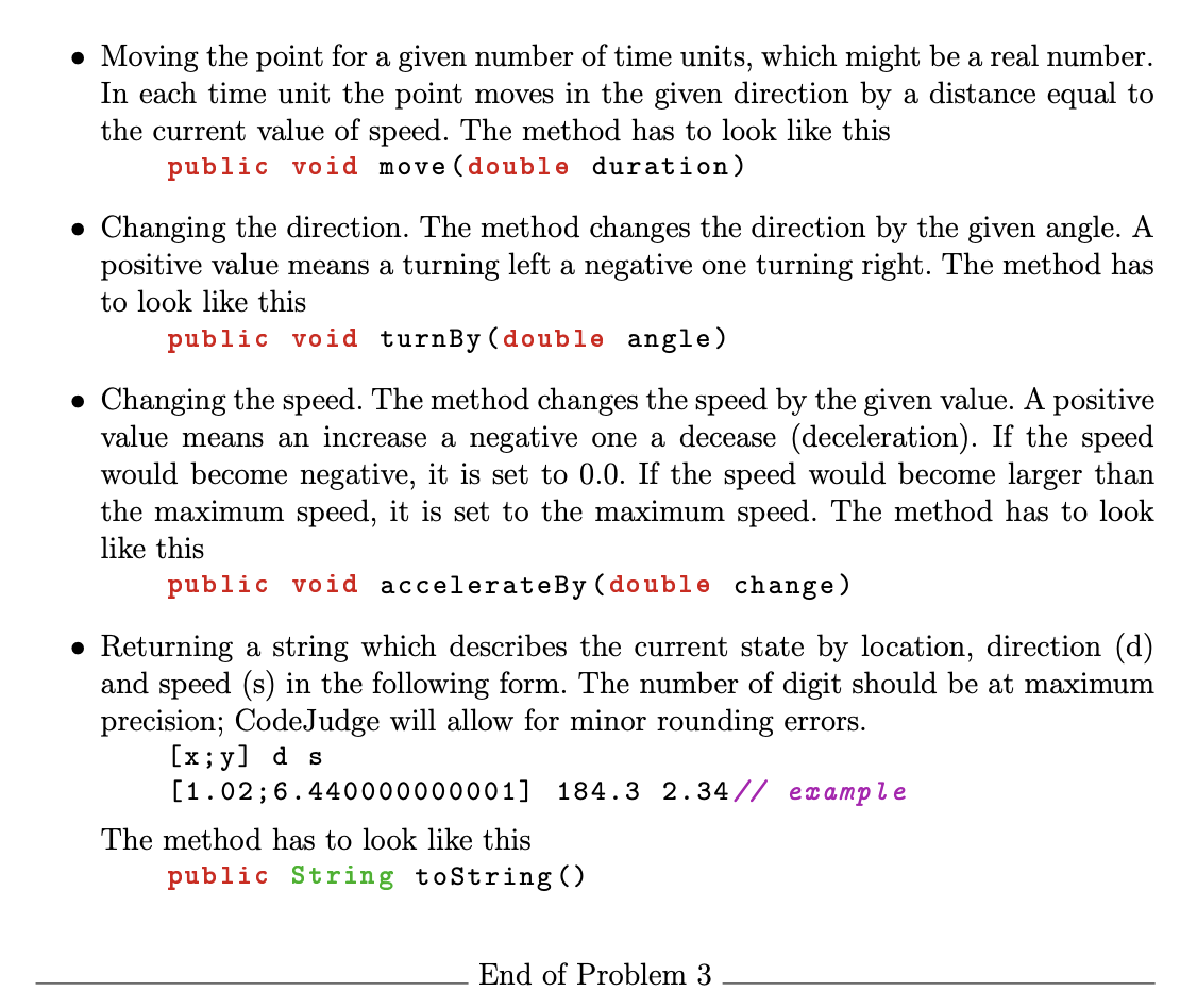 Problem 3 [35%]: [Design a Class] Design a class | Chegg.com