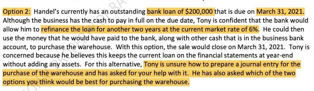 Solved provide a journal entry for this situation. Along | Chegg.com