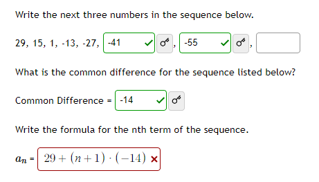 Solved Write the next three numbers in the sequence below. | Chegg.com