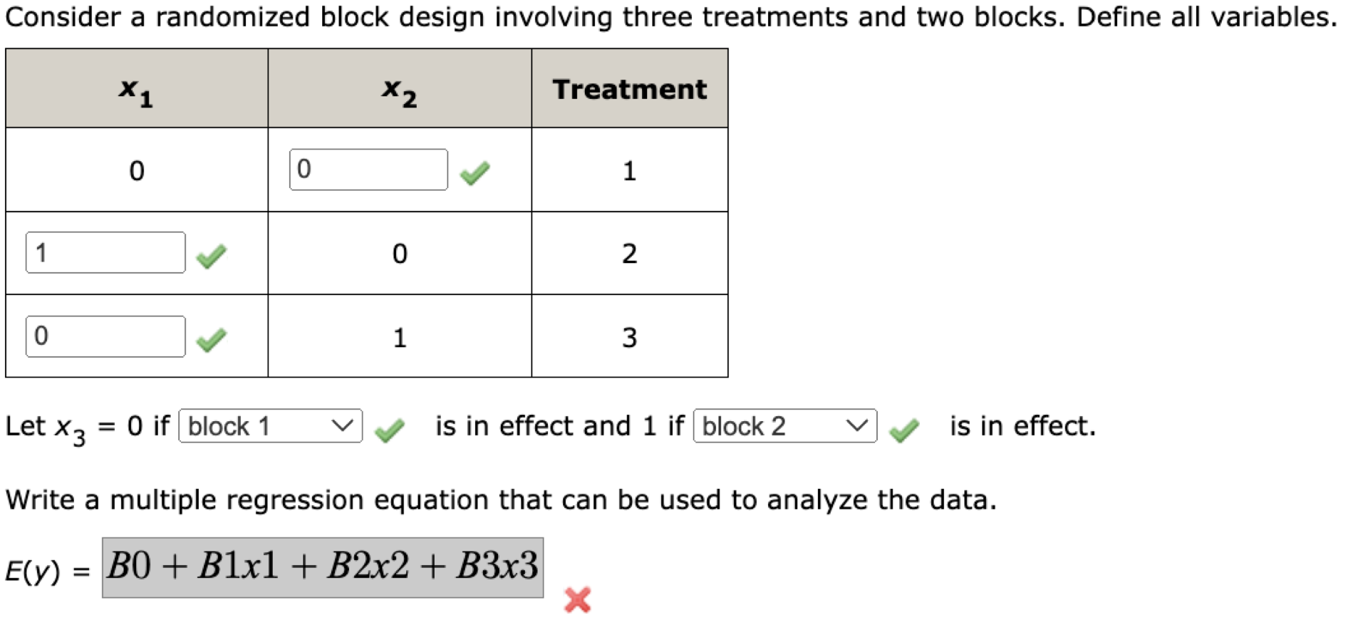 Solved Consider a randomized block design involving three | Chegg.com Solved Consider a randomized block design involving three | Chegg.com