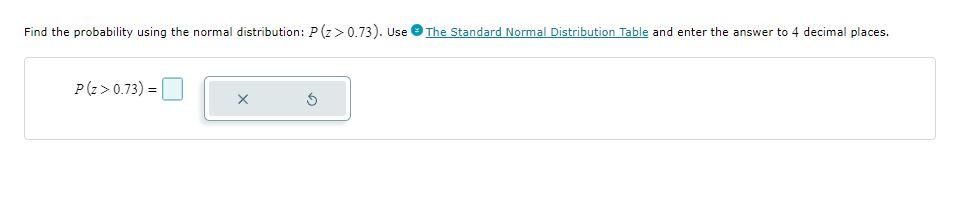 Solved Find the probability using the normal distribution: | Chegg.com