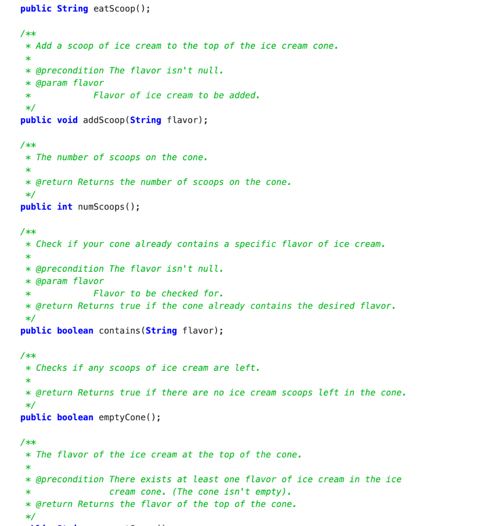 Solved Instructions given to create new Class (skeleton for | Chegg.com