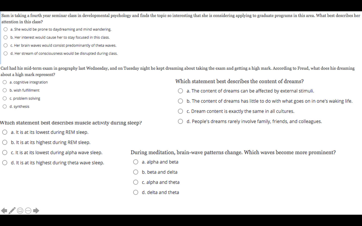 Solved Sam is taking a fourth year seminar class in | Chegg.com