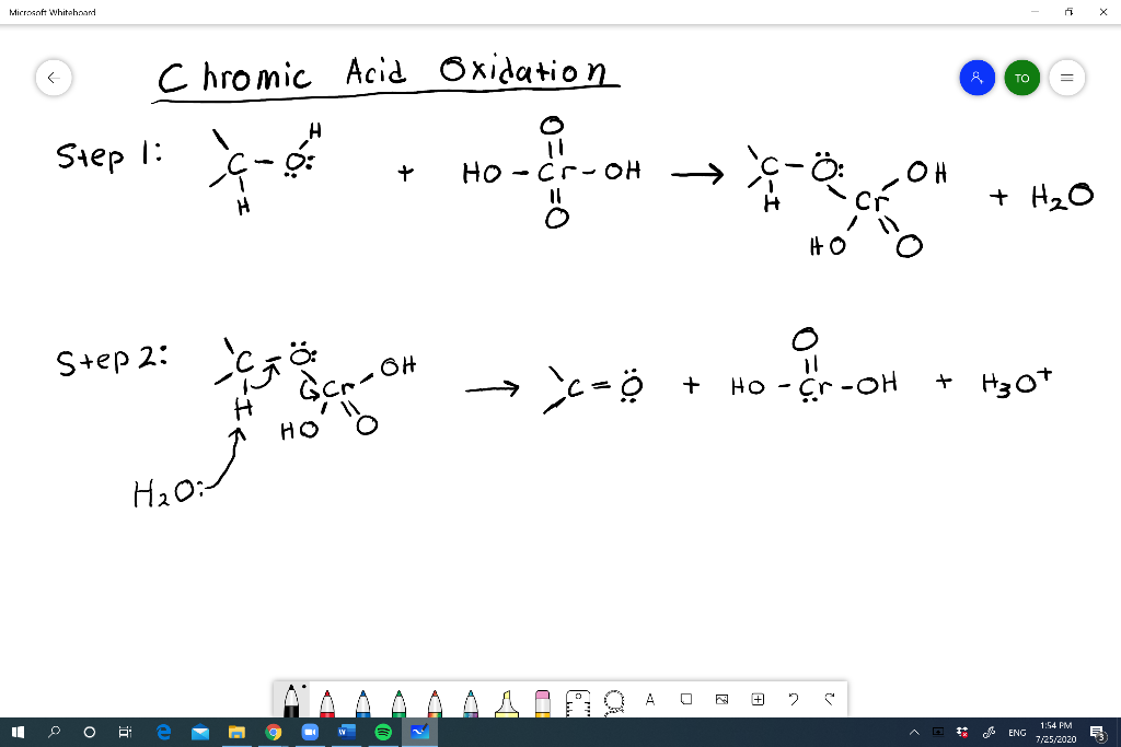 Solved In step 1: Why is H2O formed when only one hydrogen | Chegg.com