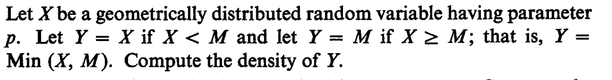 Solved Let X be a geometrically distributed random variable | Chegg.com
