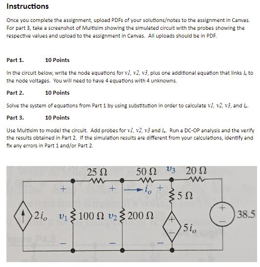 Solved Instructions Once you complete the assignment, upload | Chegg.com