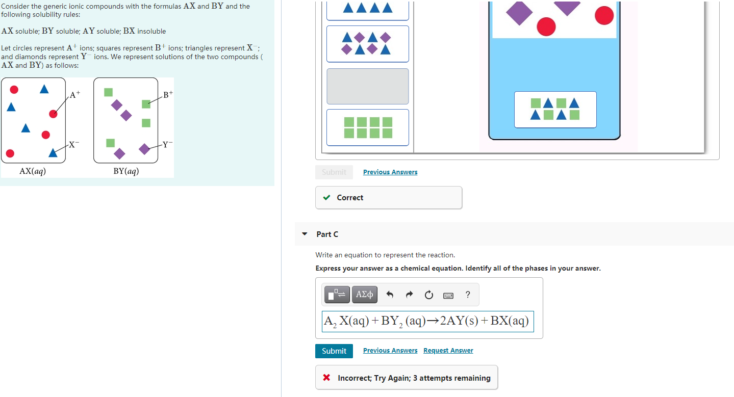 Solved Consider the generic ionic compounds with the | Chegg.com