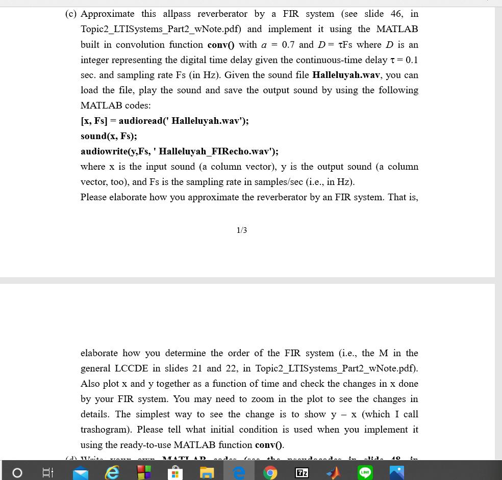 schroeder reverb matlab