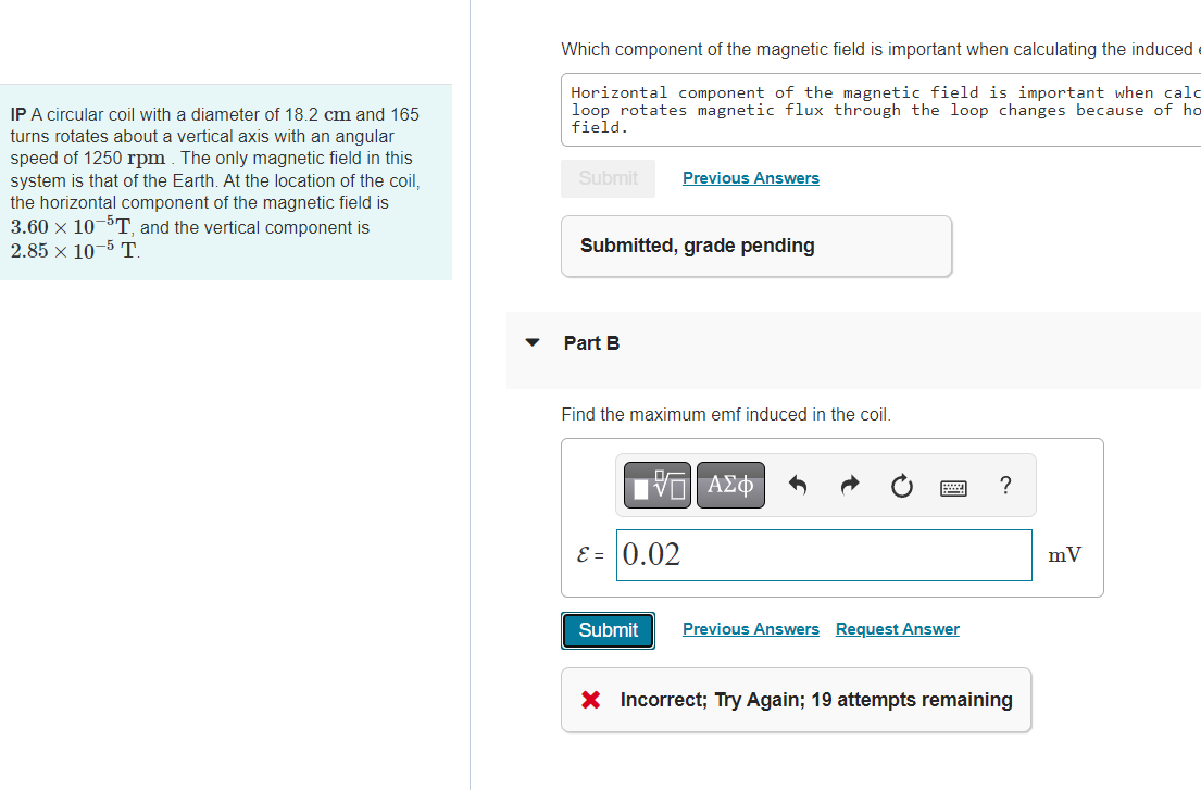 Solved Which component of the magnetic field is important | Chegg.com