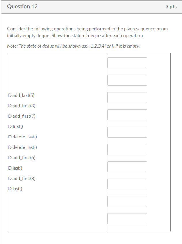Solved Consider The Following Operations Being Performe 9567
