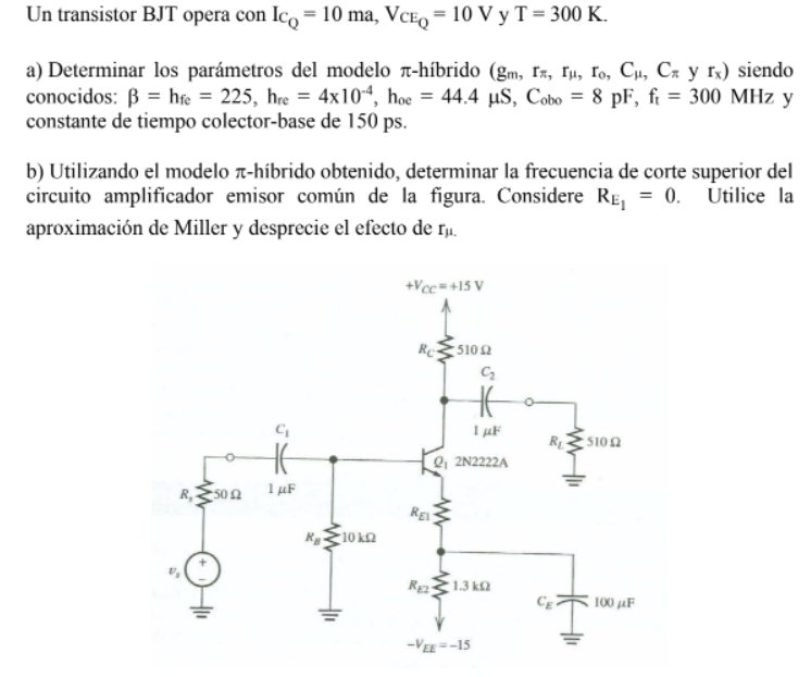 Solved A BJT transistor operates with ICQ= 10 ma, VCEQ= 10V | Chegg.com